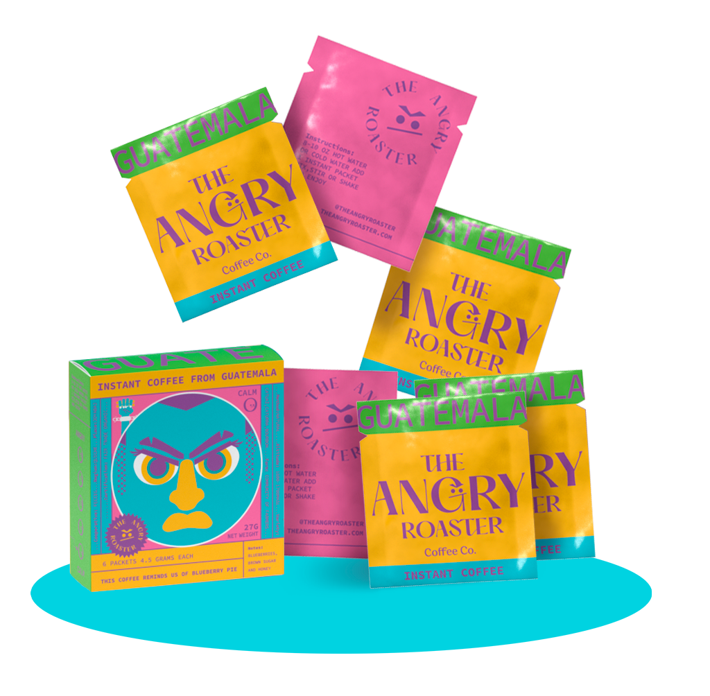 High Quality Instant Coffee - Blueberry Pie Flavored – The Angry ...